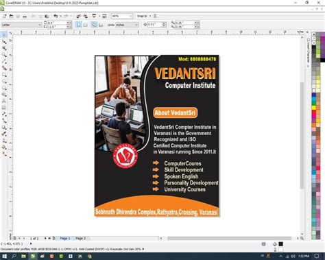 Pamphlet Design In CorelDraw Easy Method Complete Steps