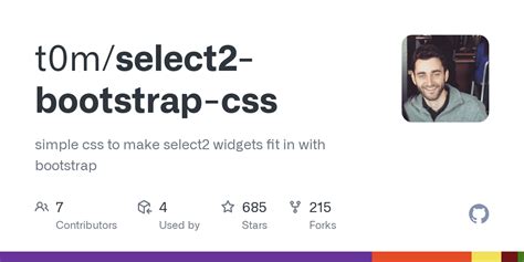 Github T0mselect2 Bootstrap Css Simple Css To Make Select2 Widgets