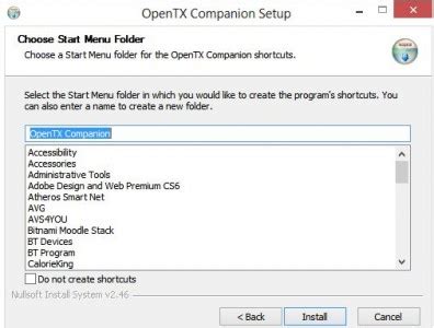 Installing OpenTX Comp OpenTX University
