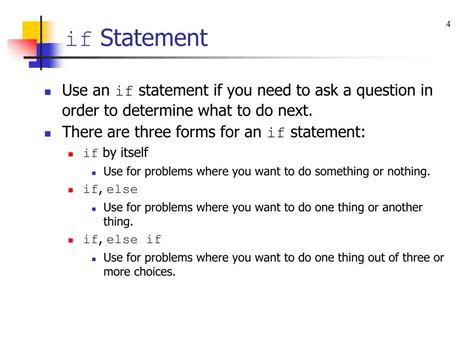 PPT Chapter Control Statements PowerPoint Presentation Free Download ID
