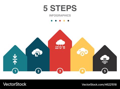 data compression cloud sync computing royalty free vector