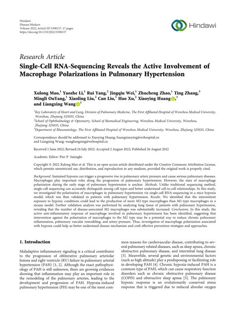 Pdf Single Cell Rna Sequencing Reveals The Active Involvement Of