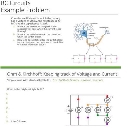 Solved RC Circuits Example Problem Consider An RC Circuit In Chegg Com