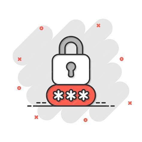 Premium Vector Login Icon In Flat Style Password Access Vector