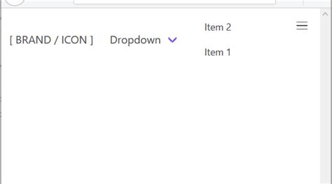 When Including A Navbar Dropdown In The Brand Section The Dropdown