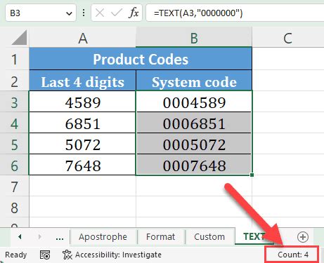 How To Add Leading Zeros In Excel 6 Easy Ways