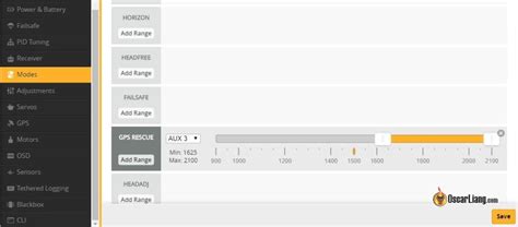 How To Setup Gps Rescue Mode In Betaflight Oscar Liang