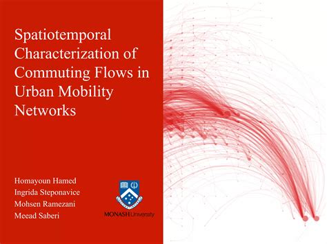 Spatiotemporal Characterization Of Commuting Flows In Urban Mobility Networks At Netsci 2017 Ppt
