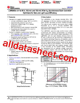 CL01 Marking LMR36502F3RPER Datasheet PDF Texas Instruments