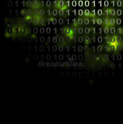 Binary Tech Background Stock Illustration Illustration Of Binary 5726894