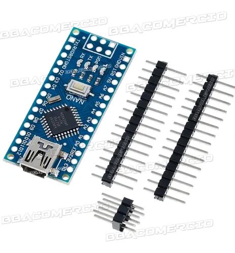 Kit 5 Placa Compatível Com Arduino Nano Com Conector V3 Mebuscar Brasil