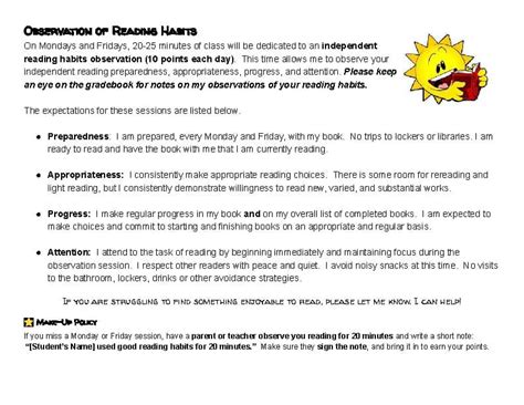 Observation Of Independent Reading Habits By Kathryn Pierce Stroman