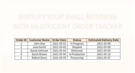 Streamline Your Small Business With Efficient Order Forms Excel