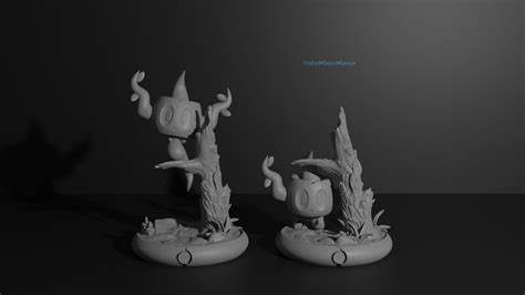 Phantump And Trevenant Presupported 3d Print Model 3d Model 3d Printable Cgtrader