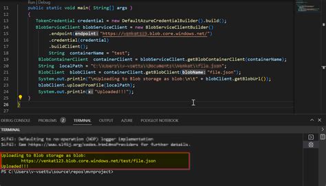 java azure sdk iot storage without account key same environment in