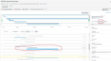 hub topic custom attributes to log request and response body for main
