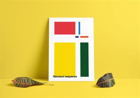 Fibbonacci Sequence Poster Design On Behance