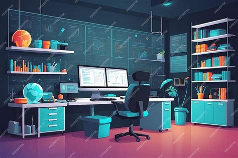 premium photo a dedicated space for coding and programming exercises