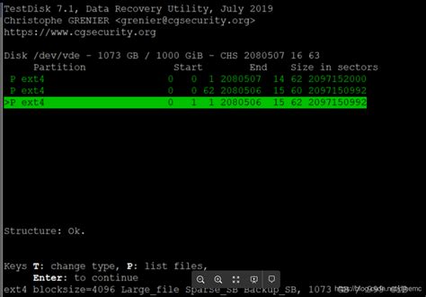 ext4 文件分区丢失后（或误删除数据）恢复数据 恢复丢失的ext4分区 csdn博客