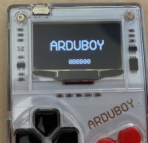 Arduboy Displays 0BBB00 Under Arduboy At Boot Time Help