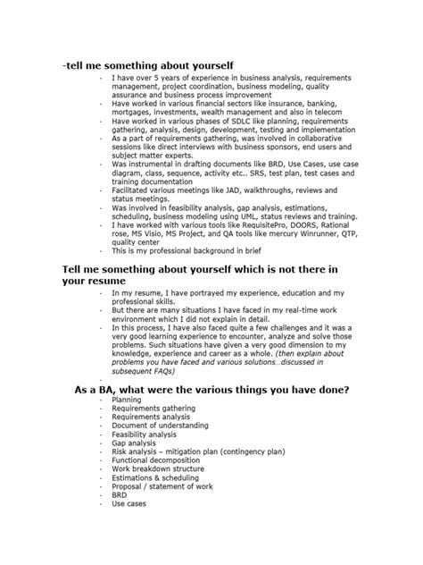 ba interview faq s download free pdf software development process