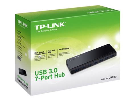 Tp Link Usb Port Hub With Uk Power Adaptor And M Usb Cable Uh Ebuyer Com