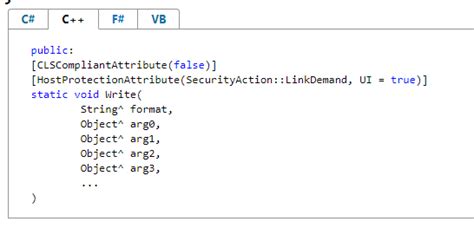 Vararg Parameters Are Missing From The Docs Issue Mono Api Doc Tools Github