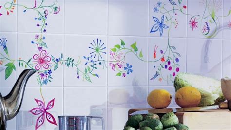 Плитка для кухни на фартук. Много различных идей. #рисунок на плитки ...