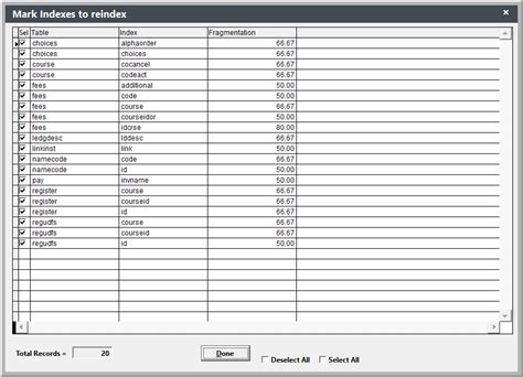 Pack Reindex ACEware Help Center
