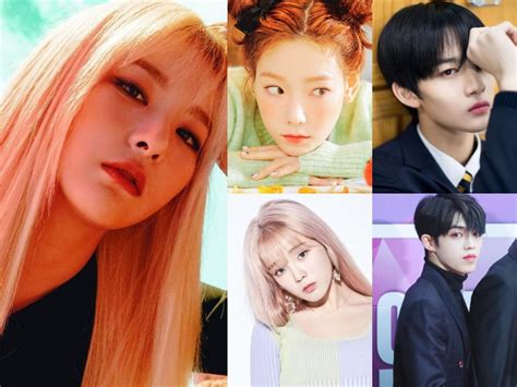 Эти айдолы K Pop страдают от ломки волос из за постоянного окрашивания K Pop