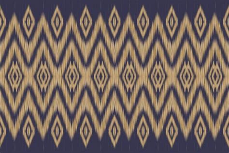 Beautiful Ikat Embroidery Pattern Graphic By Anchalee Thaweeboon Creative Fabrica