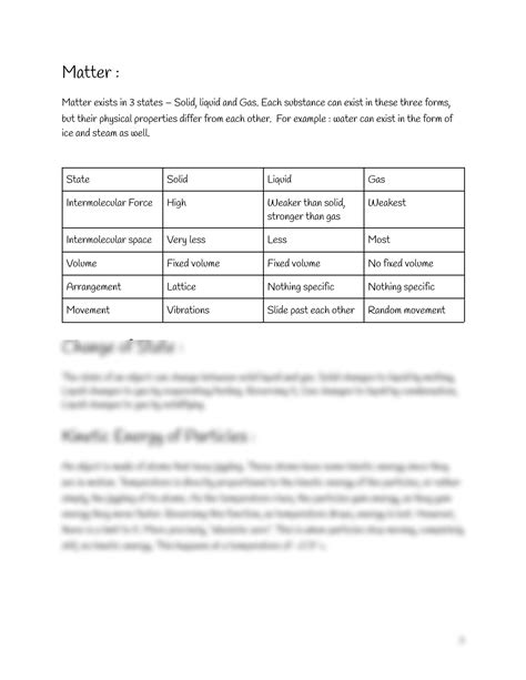 SOLUTION Kinetic Particle Model Of Matter Studypool