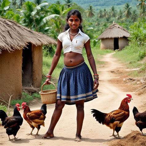 A Tamil Village Girl With Muscular Thighs And Arms And Tradi By