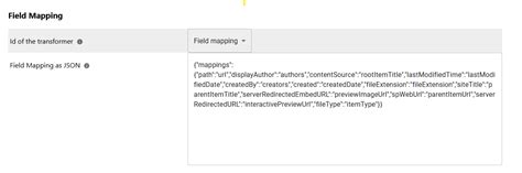 Rheininsights Documentation Field Mapping Transformer