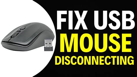 How To Fix Usb Mouse Keeps Disconnecting Youtube