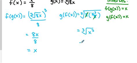 solved in exercises 23 34 show that f and g are inverse functions a