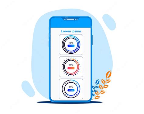 벡터 대시보드 사용자 패널 템플릿 Vactor Ui Ux 요소 Vactor 분석 프리미엄 벡터