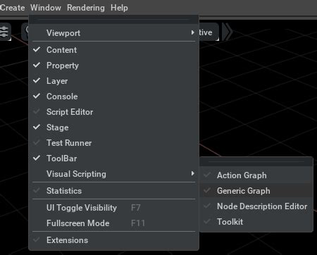 Walkthrough Script And Graph Editor Omniverse Kit
