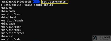 linux 中 shell 与终端介绍 文艺数学君