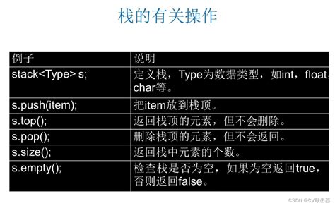 C stack容器 stack st CSDN博客