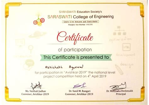 Abhishek Agrawal On Linkedin Participated In “avishkar 2019” The