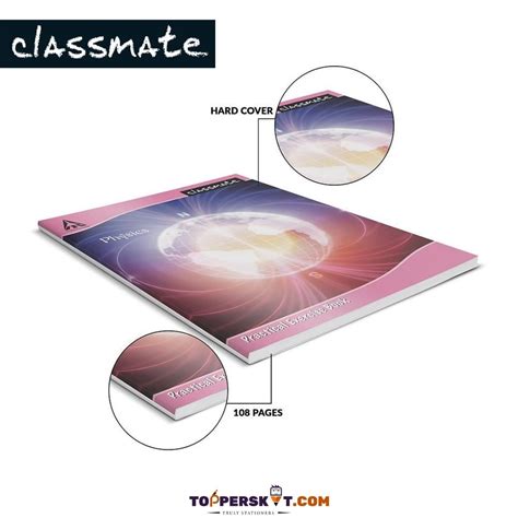 Classmate A4 Practical Notebook Physics Perfect Companion For Lab Experiments Pack Of 1