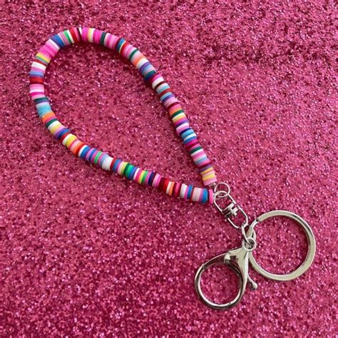 Beaded Keychain Etsy
