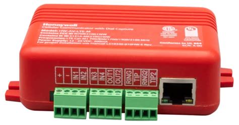 Honeywell Fire Systems Us Sk Hw Av Lte M Clss Enabled Du