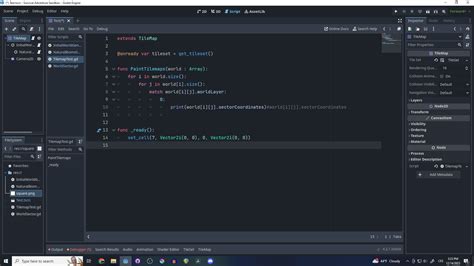 tilemap set cell not working at all r godot