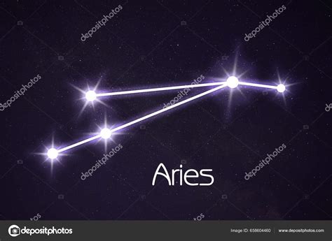Aries Star Constellation Outline