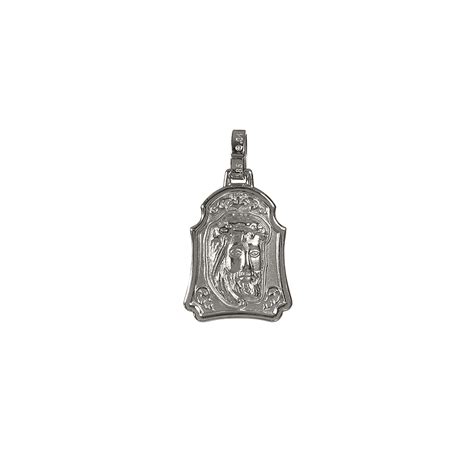Jesus White Gold Arched Κοσμήματα Τζομάκας
