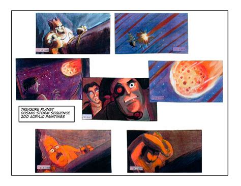 Francis Glebas Critical Opalescence Treasure Planet Storyboards And Visual Development