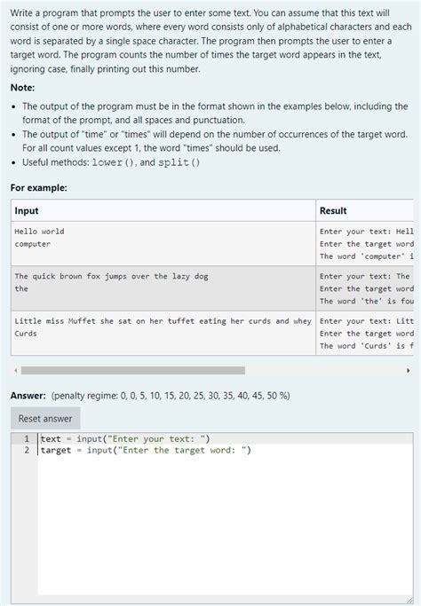 Solved Write A Program That Prompts The User To Enter Some