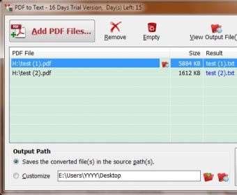 PDF To TEXT Download Convert PDF To Plain Text Files In Batch Mode